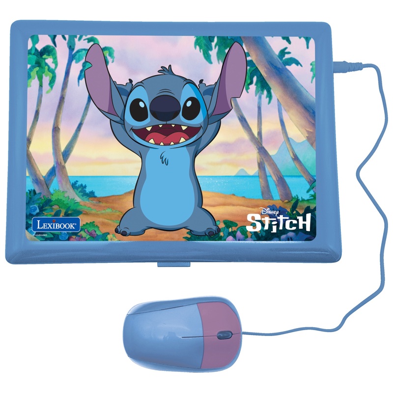 Lexibook Laptop Lerncomputer Disney Lilo & Stitch lila/blau | Smyths ...