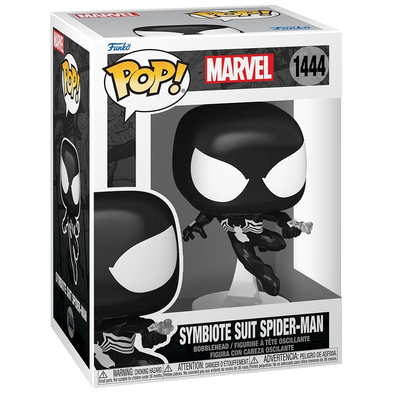Funko POP! 1444: Marvel Symbiote Suit Spider-Man | Smyths Toys Ireland