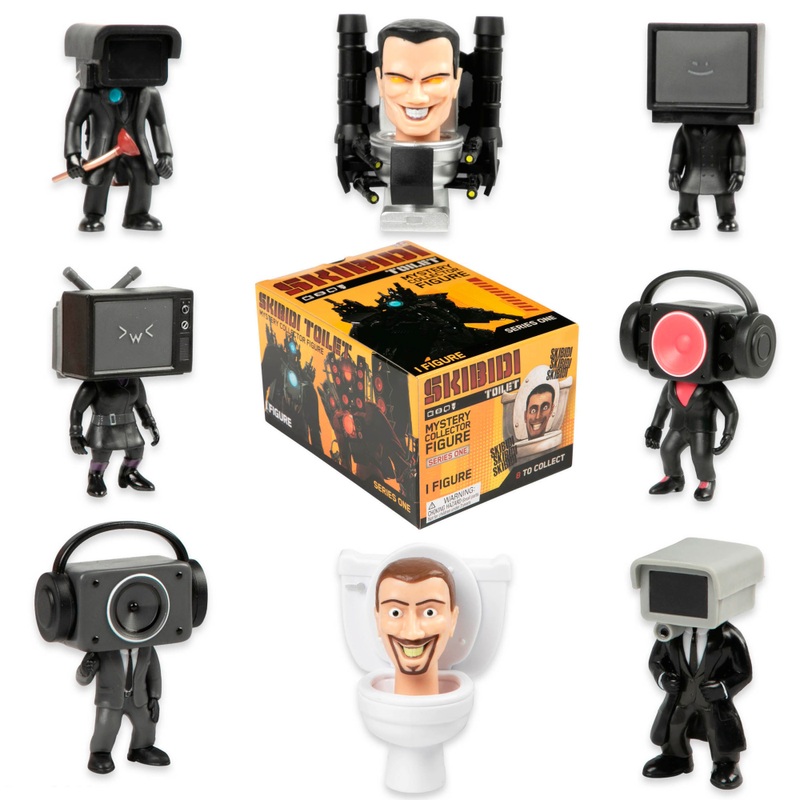 Skibidi Toilet Mystery Figuren 11,5 cm assorti | Smyths Toys Nederland