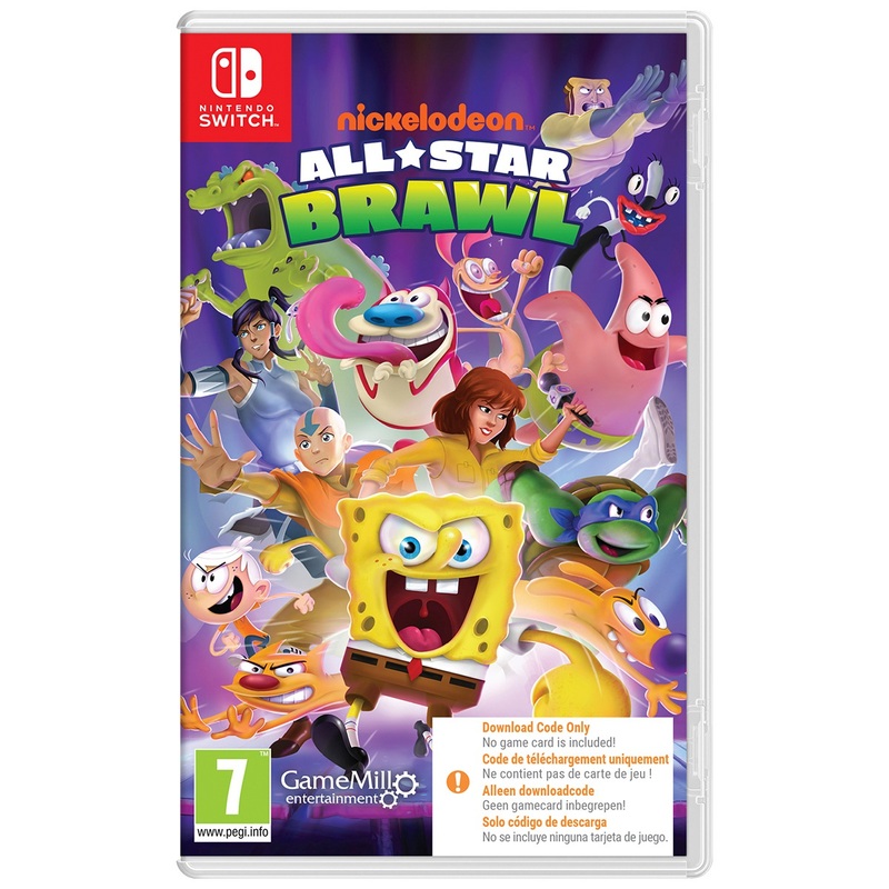 Nickelodeon All-Star Brawl Nintendo Switch (Code in Box) | Smyths Toys UK
