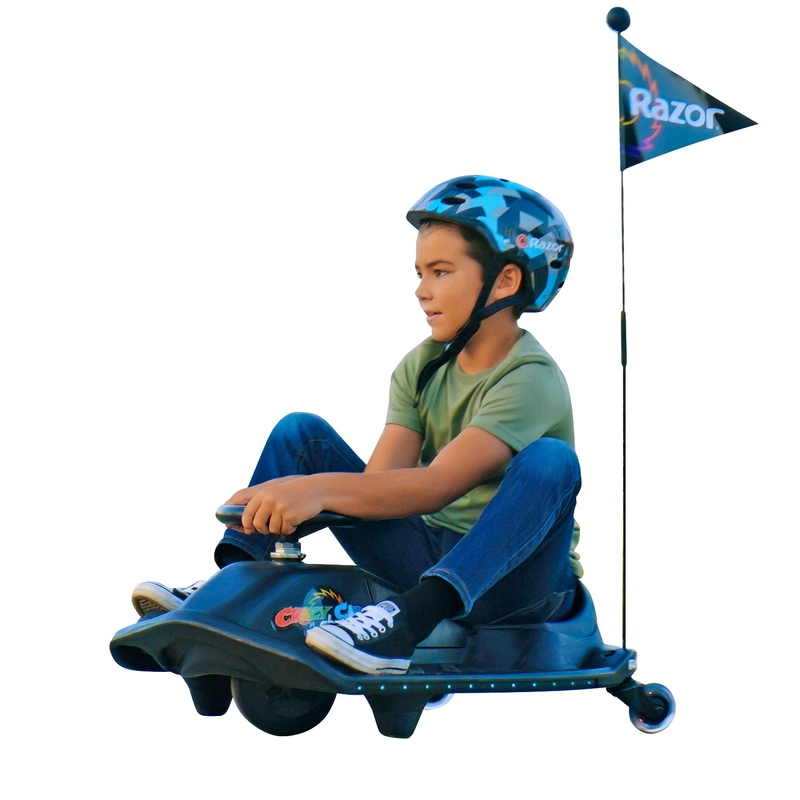 Razor Crazy Cart Shift Lightshow Lithium-Powered Drifting Go Kart ...