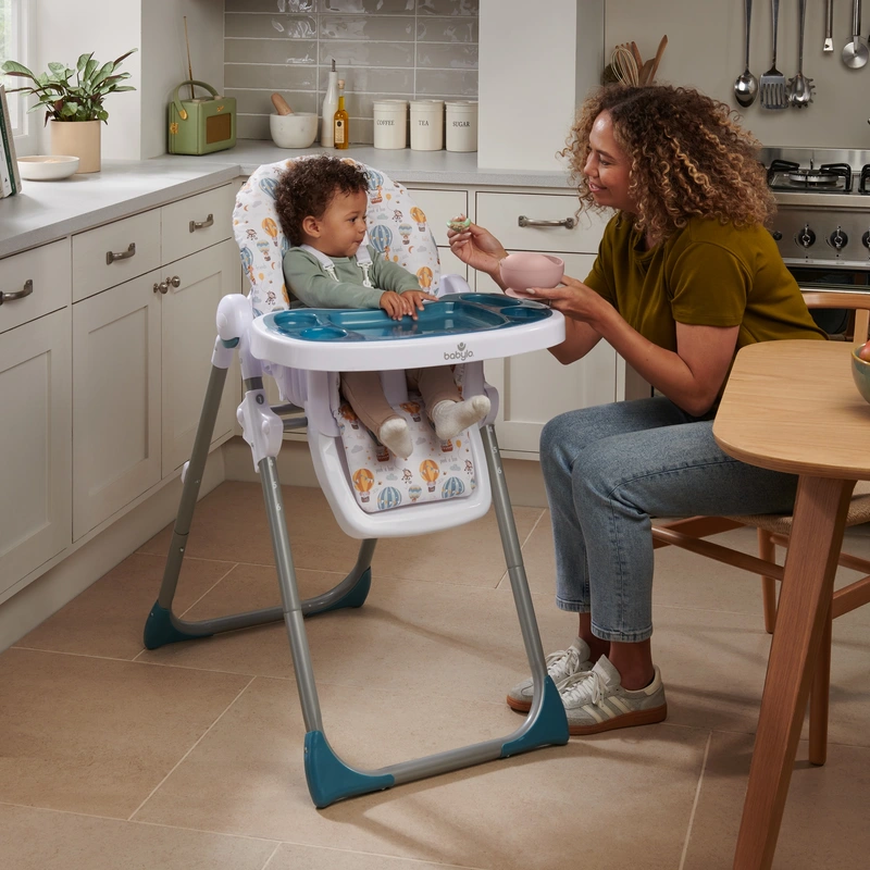 Babylo Hi Lo Convertible High Chair Hot Air Balloons | Smyths Toys UK