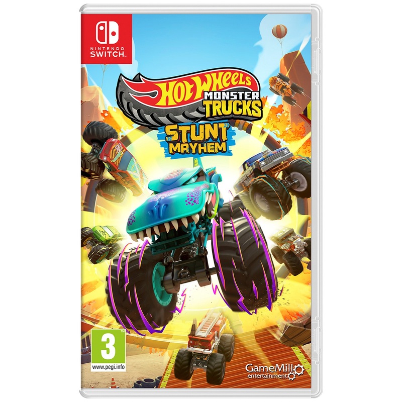 Nintendo Switch - Hot Wheels Monster Trucks Stunt Mayhem | Smyths Toys ...
