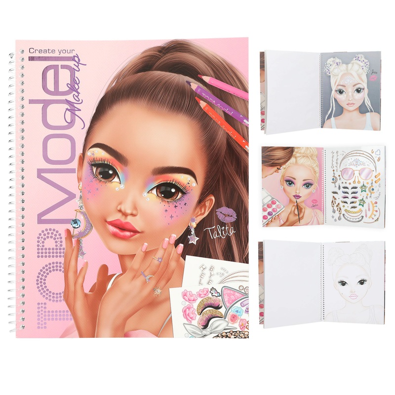 TOPModel Colouring Pages and Sticker Book Make-Up | Smyths Toys UK