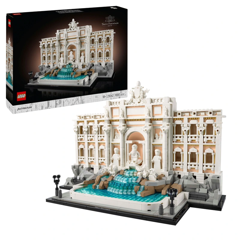 LEGO Architecture 21062 Trevi Fountain Set for Adults | Smyths Toys UK