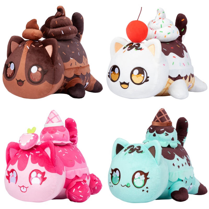 Aphmau MeeMeows Mystery Plush Aphmau & Friends Ice Cream 28cm ...