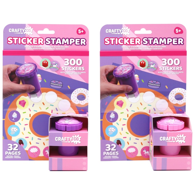 Crafty Co. Sticker Stamper Set Assortment | Smyths Toys UK