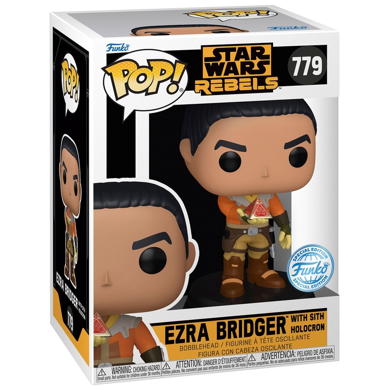 Funko POP! 779: Star Wars Rebels Ezra Bridger with Sith Holocron ...