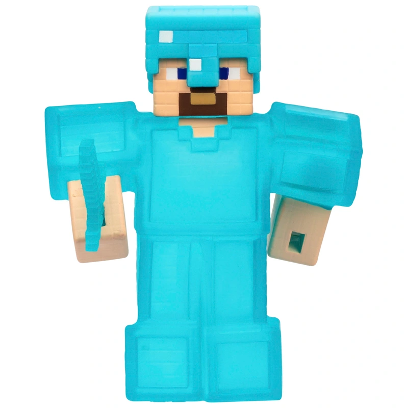 Heroes of Goo Jit Zu Minecraft Steve with Armour and Sword | Smyths Toys UK