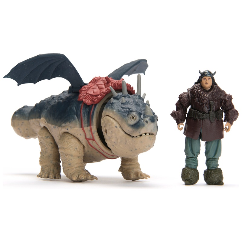 Dreamworks How to Train Your Dragon Action Figures Gronckle & Fishlegs ...