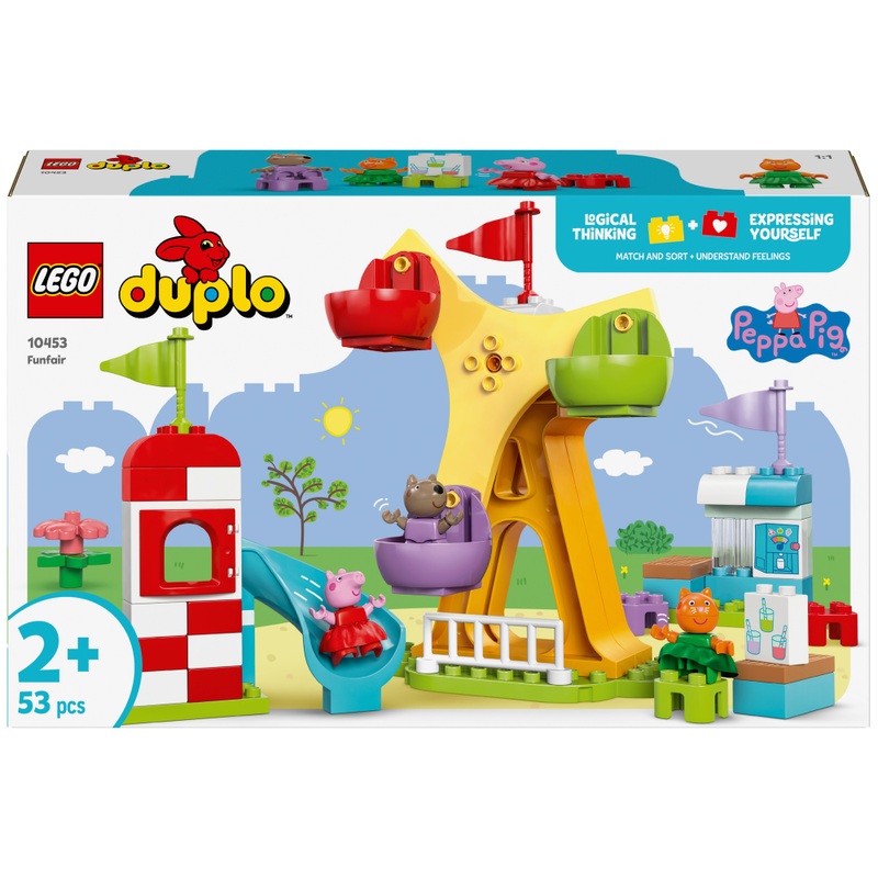 LEGO DUPLO 10453 Peppa Pig Funfair Set | Smyths Toys UK