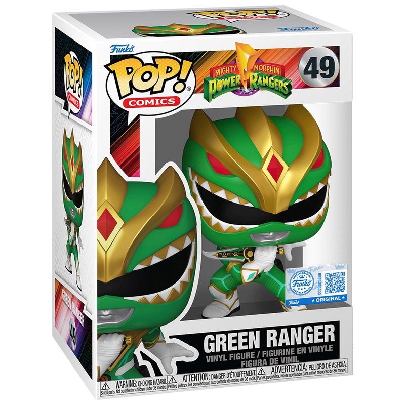 Funko POP! Comics 49: Mighty Morphin Power Rangers Green Ranger ...