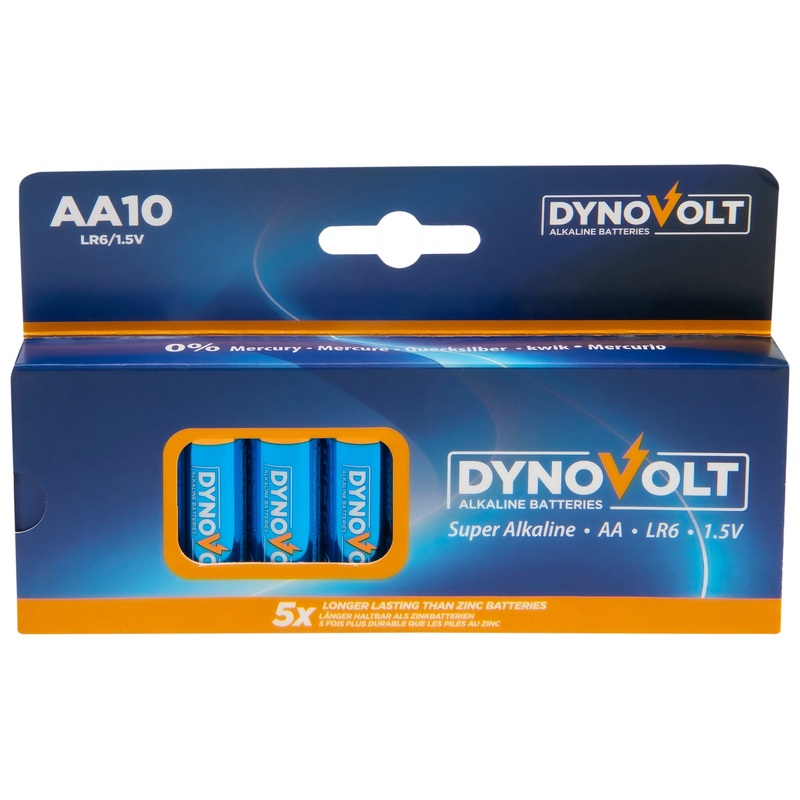 DynoVolt AA Alkaline Batteries 10 Pack | Smyths Toys UK