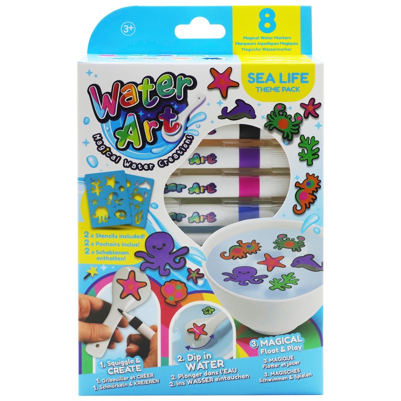 Water Art Water Markers with Spoon Sealife 8 Pack | Smyths Toys UK