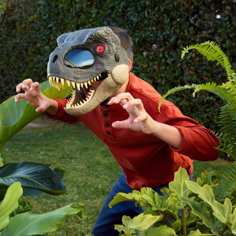Jurassic World Rebirth Rage N' Roar Dinosaur Mask T-Rex | Smyths Toys UK