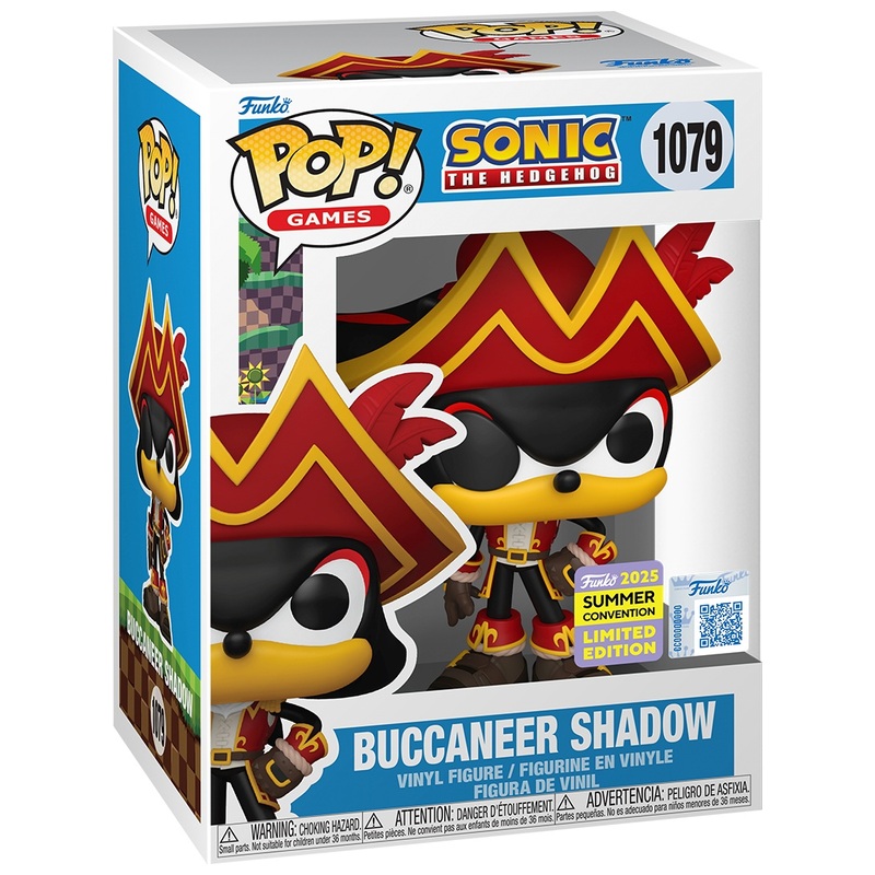 Funko POP! Games 1079: Sonic The Hedgehog Buccaneer Shadow | Smyths ...