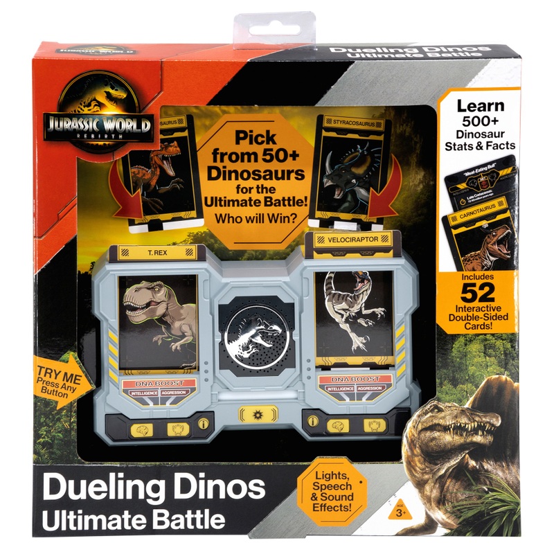 Jurassic World Rebirth Dueling Dinos Ultimate Battle Game | Smyths Toys UK