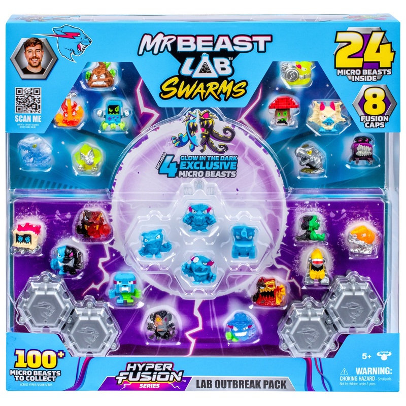MrBeast Lab Swarms Hyper Fusion Lab Outbreak Pack Assortment | Smyths ...