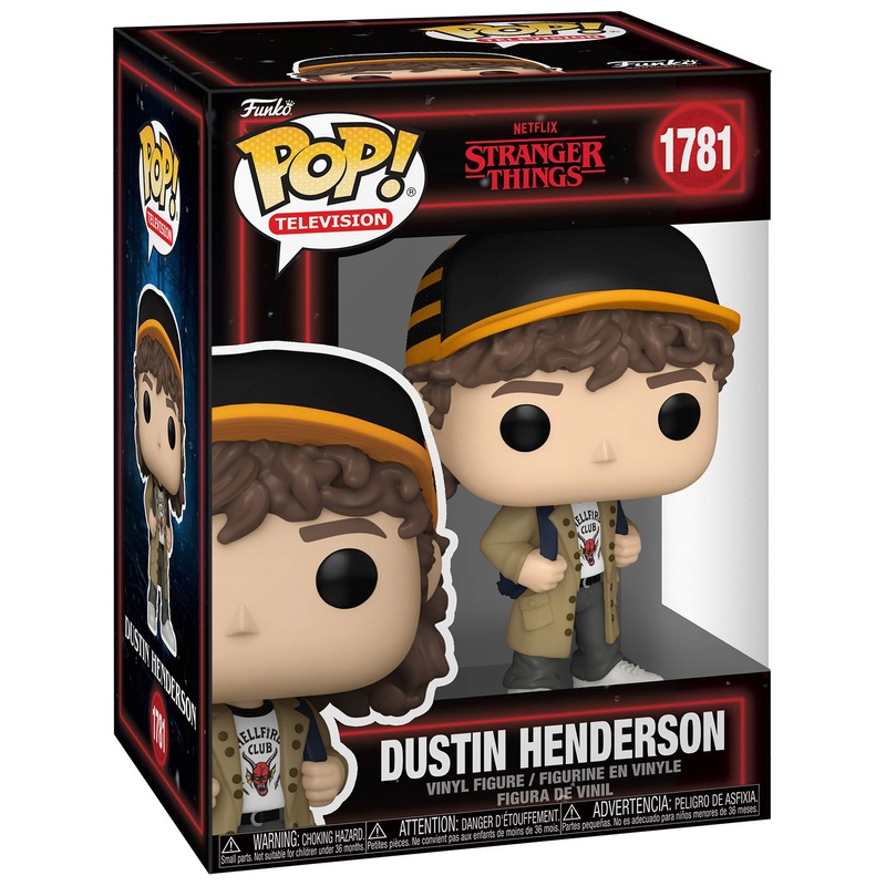Funko POP! Figurine 1781 Stranger Things Dustin Henderson | Smyths Toys ...
