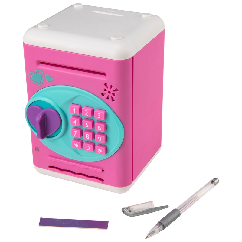 Electronic Money Bank Password Safe Pink | Smyths Toys Ireland