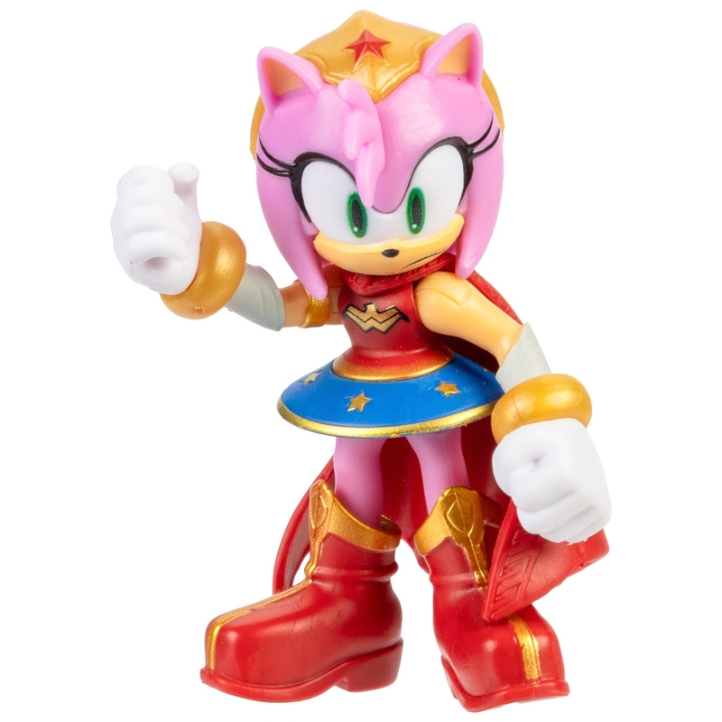 Sonic x DC Amy as Wonder Woman Figure 6cm | Smyths Toys UK
