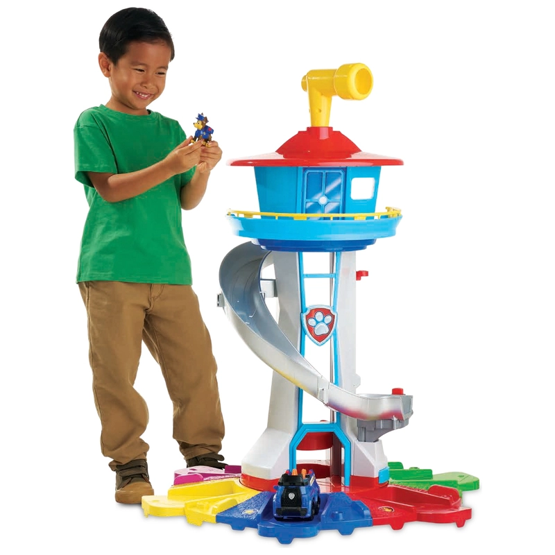 PAW Patrol My Size Lookout Tower with Chase Figure and Vehicle | Smyths ...