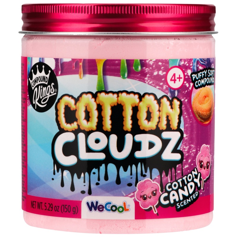 Compound Kings Cotton Cloudz Slime Pink Cotton Candy | Smyths Toys UK