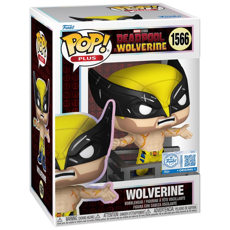 Funko POP! Plus 1566: Marvel Deadpool & Wolverine 3 Wolverine (Time ...