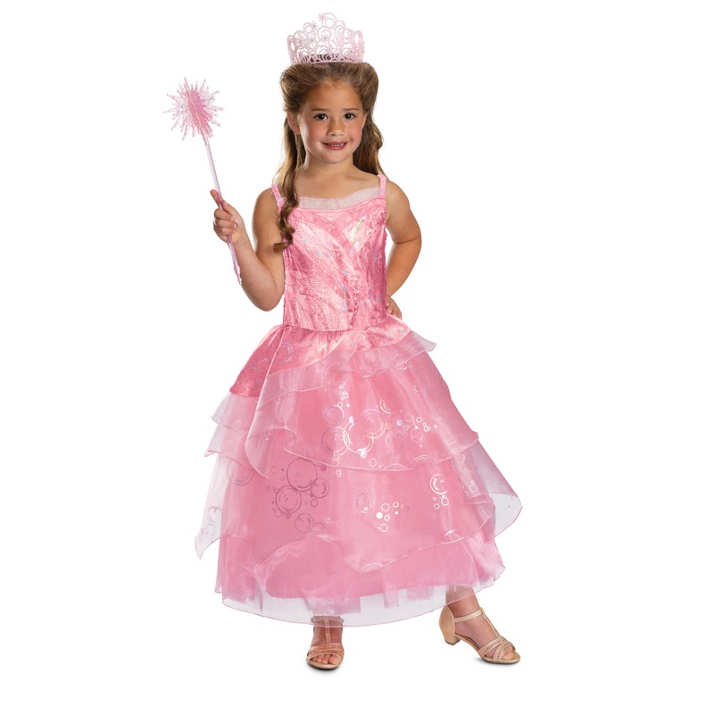 Wicked Deluxe Glinda Costume Dress-Up Set | Smyths Toys UK