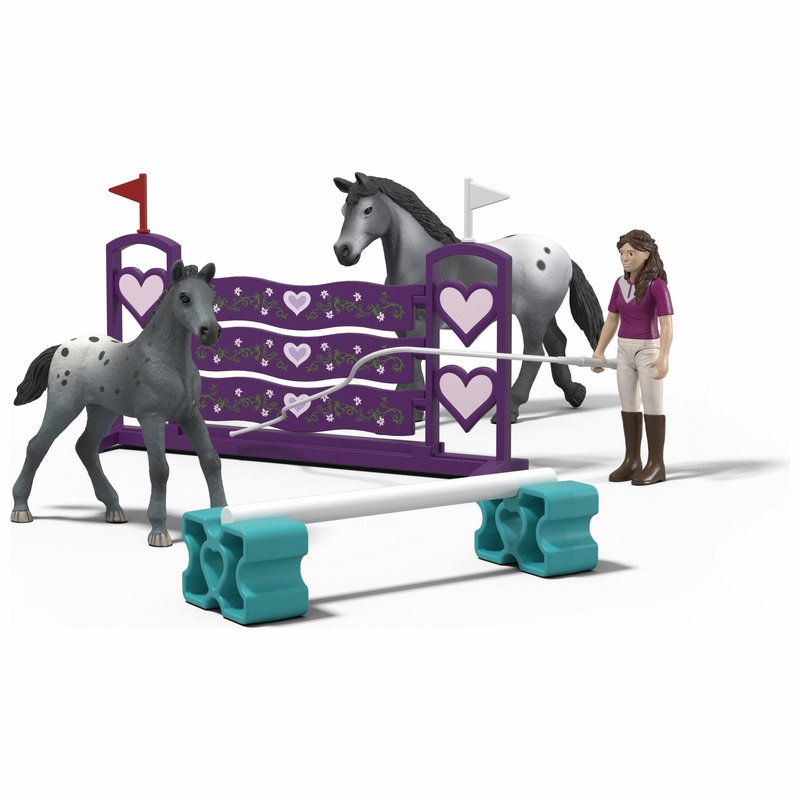schleich Horse Club 42776 Lisa's Tournament Training Playset | Smyths ...