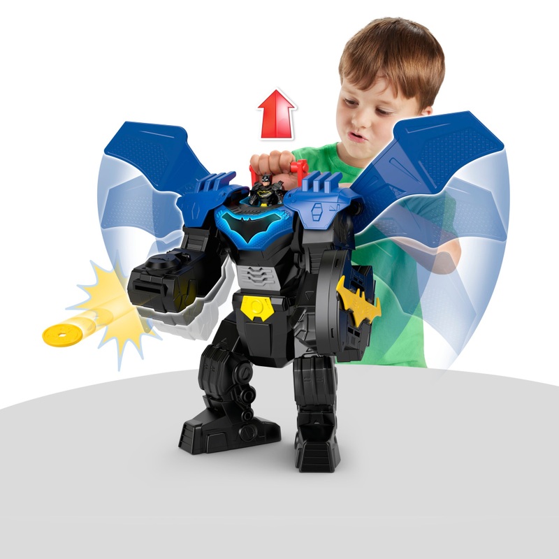 Fisher-Price Imaginext DC Super Friends Metal Force Set Batman Flight ...