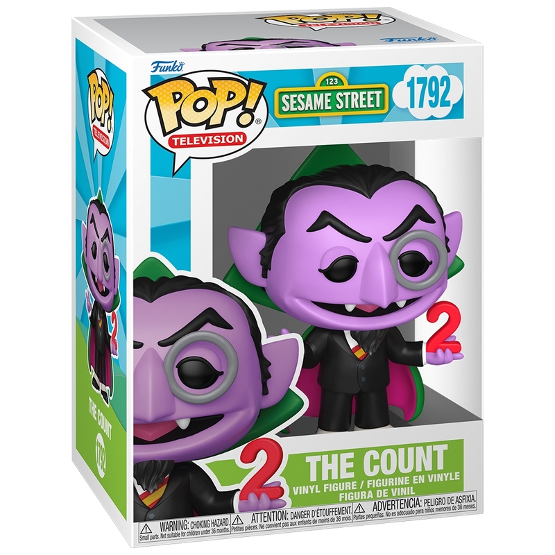 Funko POP! Television 1792: Sesame Street The Count | Smyths Toys Ireland