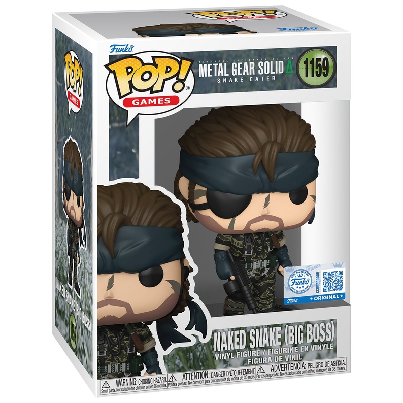 Funko POP! Games 1159: Metal Gear Solid Snake Eater Naked Snake (Big ...