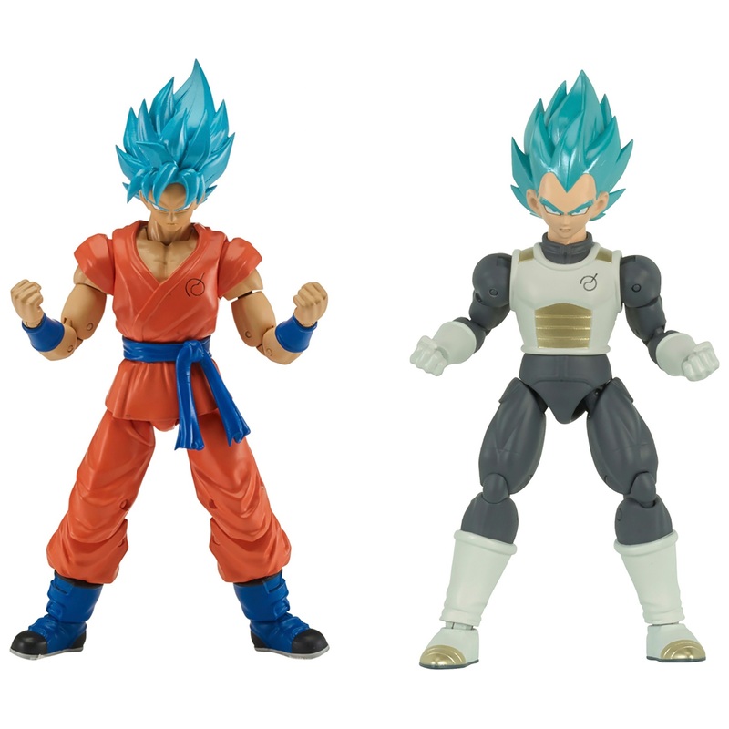 Dragon Ball Action Figures Dragon Stars Pack Super Saiyan Blue Goku vs ...