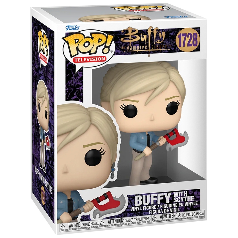 Funko POP! Television 1728: Buffy the Vampire Slayer Buffy with Scythe ...