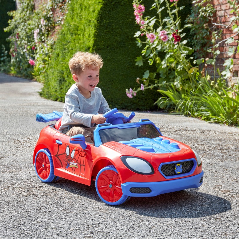 Spidey 12V Electric Ride On LIT DTR with Remote Control | Smyths Toys ...