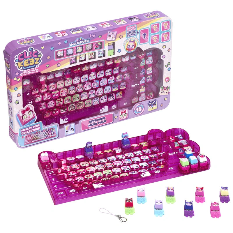Clickeez Clickable Collectables Keyboard Mega Pack | Smyths Toys UK