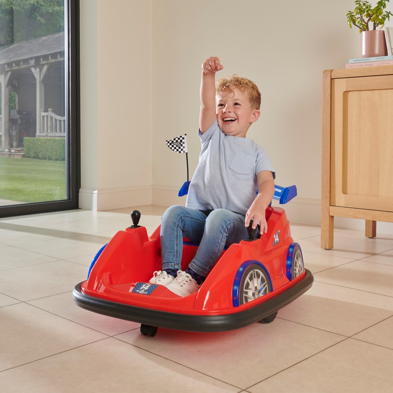 Flybar FunPark Racer 6V Electric Bumper Car Red | Smyths Toys UK
