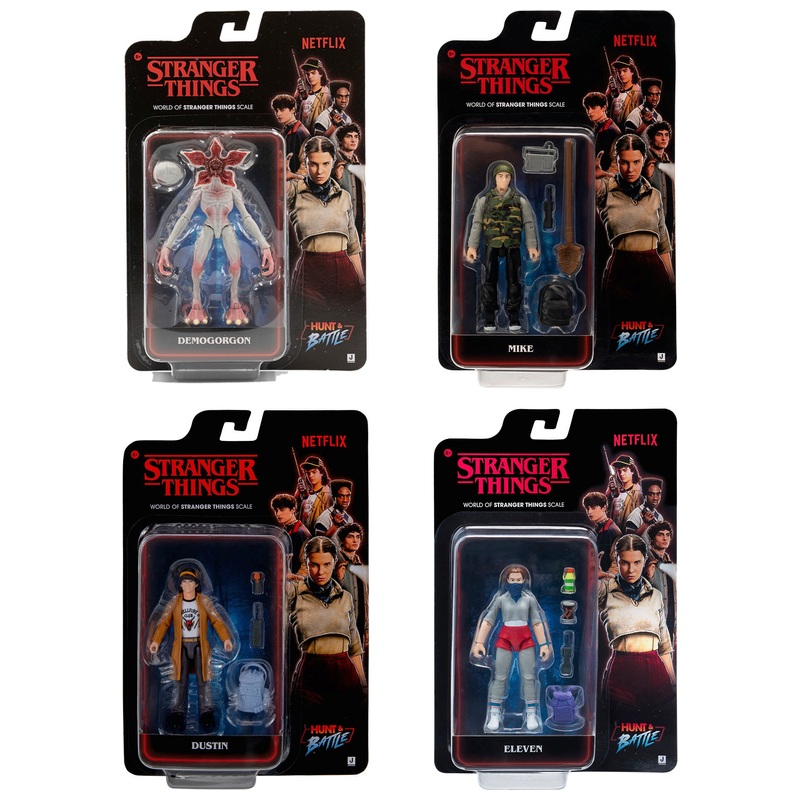 Stranger Things World of Stranger Things Hunt & Battle Figuur 10 cm ...