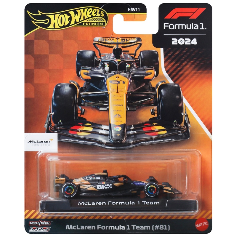 Hot Wheels Premium 2024 Formula 1 Diecast Cars McLaren F1 Team Oscar ...