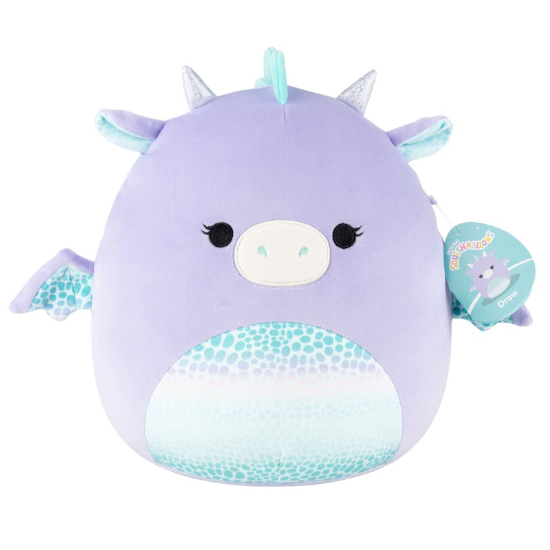 Squishmallows Kuscheltier Drow der lila Drache 30 cm | Smyths Toys ...
