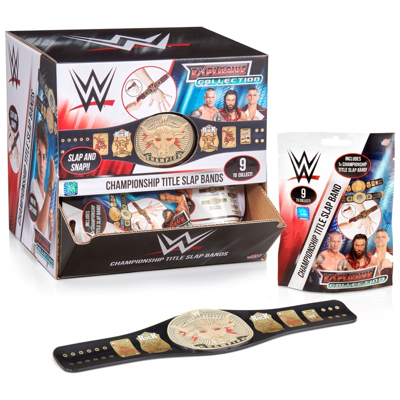 WWE Championship Title Slap Band Series 2 Assortment | Smyths Toys Ireland
