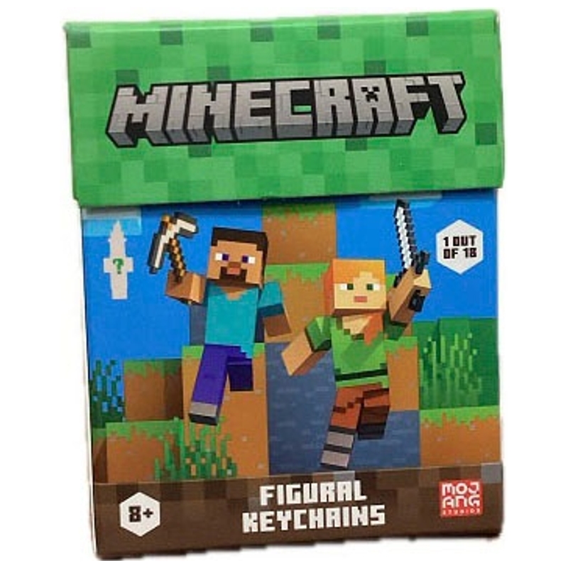 Minecraft Figural Keychain Assortment | Smyths Toys Ireland