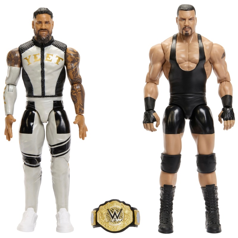 WWE - Twin Pack Série 25 Figurines Bron Breakker vs Jey Uso | Smyths ...