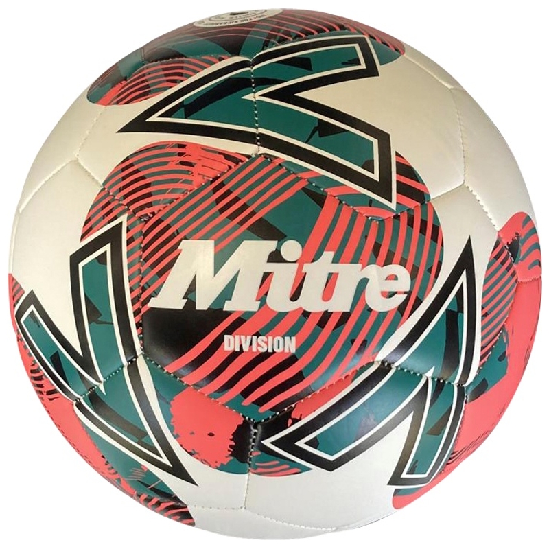 Mitre Division Size 5 Football Red | Smyths Toys UK