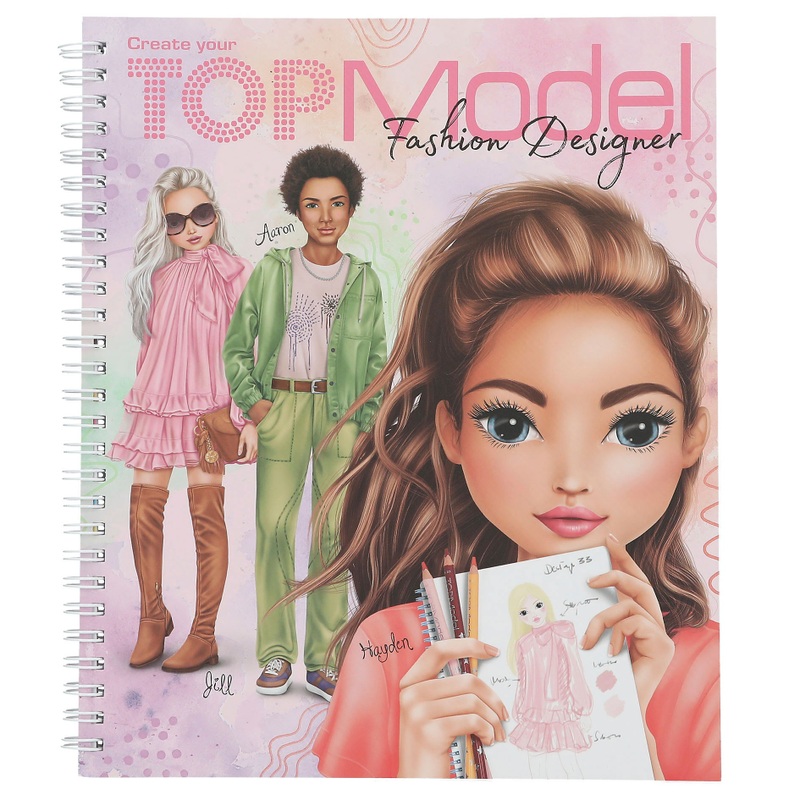 TOPModel Colouring Pages Book Fashion Designer | Smyths Toys UK