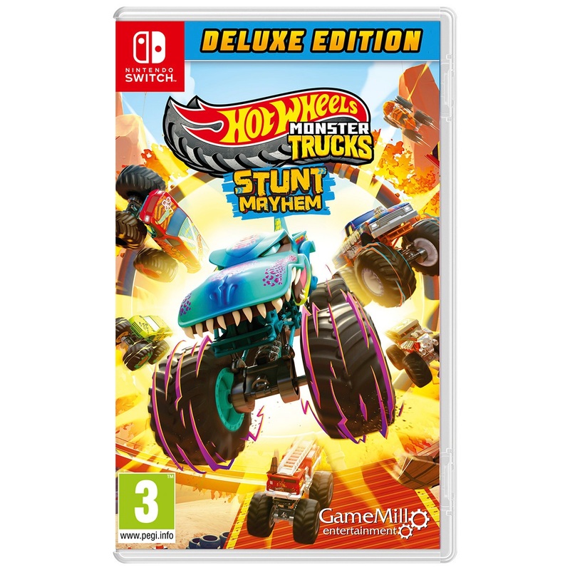 Hot Wheels Monster Trucks: Stunt Mayhem Deluxe Edition Nintendo Switch ...