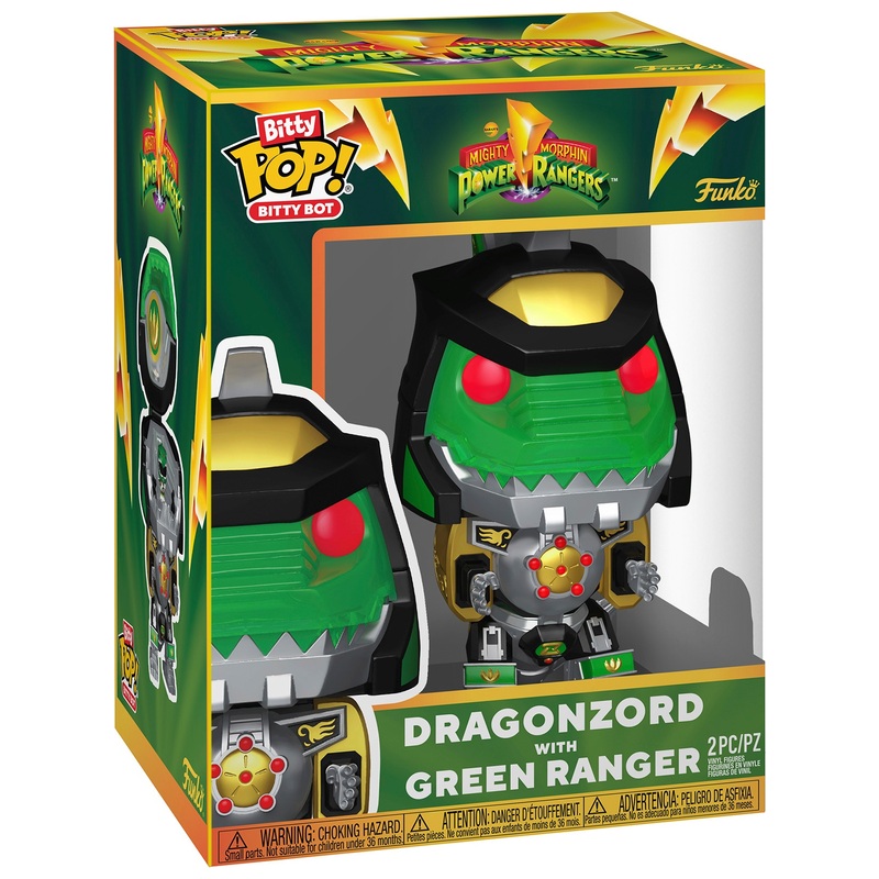 Funko Bitty POP! Bitty Bots: Mighty Morphin Power Rangers Dragonzord ...