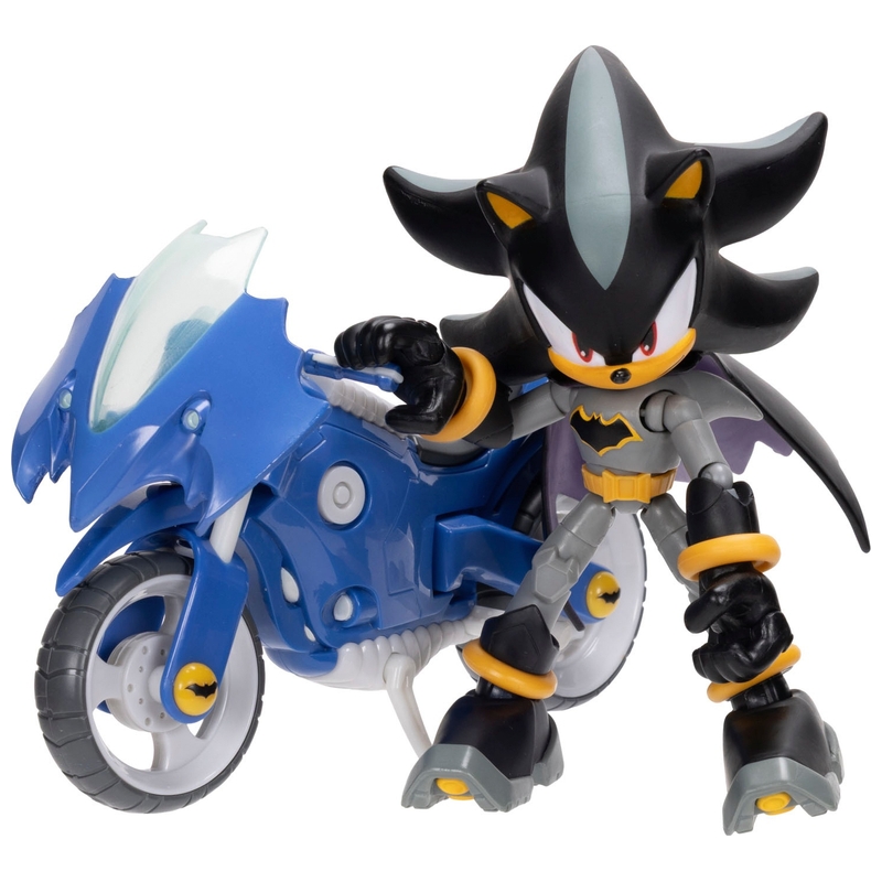 DC x Sonic the Hedgehog Set Batcycle & Shadow as Batman | Smyths Toys UK