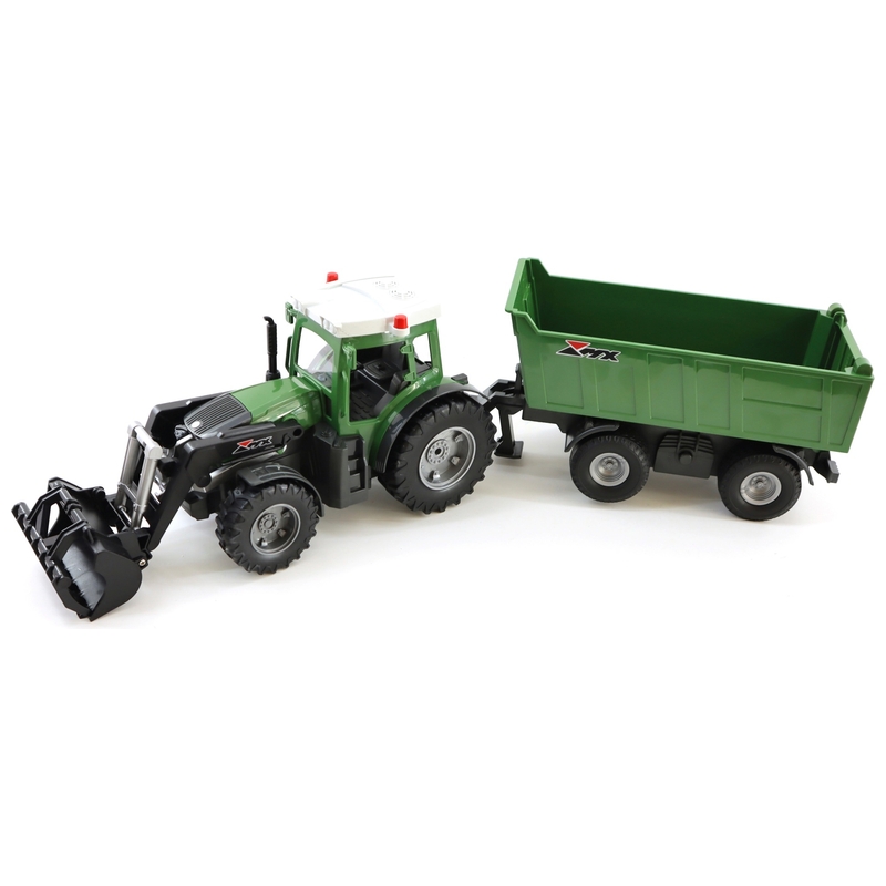 Remote Control Farm Tractor and Trailer | Smyths Toys Ireland
